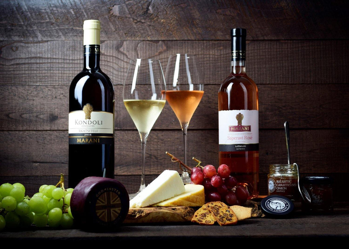 Small Gathering Package/Wine and Cheese | Georgian Red and White Wines ...